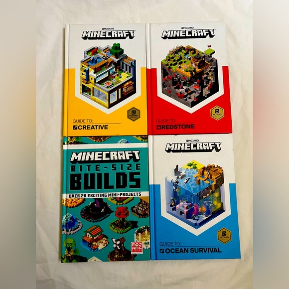 Other | Minecraft Books Set Of 4 | Poshmark
